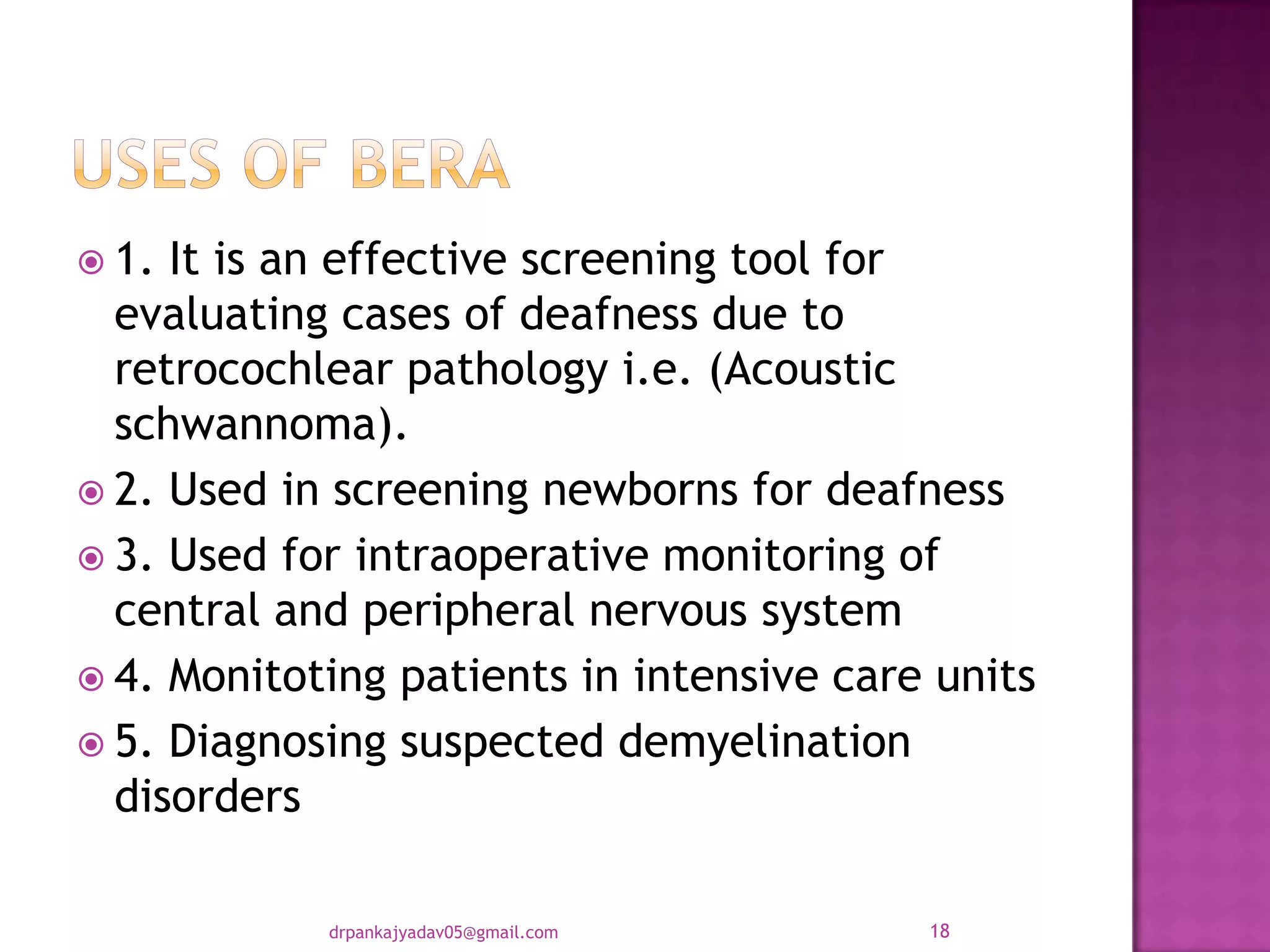 Auditory brainstem response (ABR) | PPTX