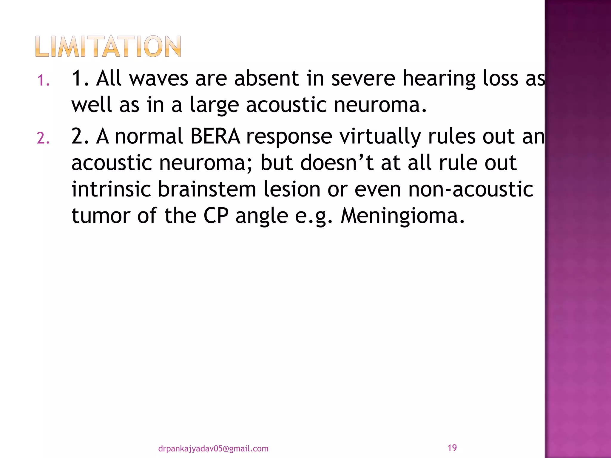 Auditory brainstem response (ABR) | PPTX