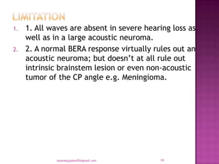Auditory brainstem response (ABR) | PPTX