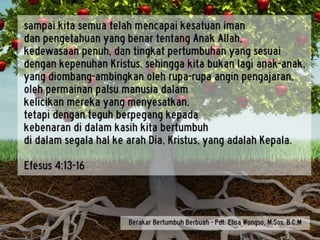 Berakar bertumbuh berbuah | PPSX