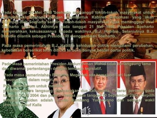 Berakhirnya orde baru dan lahirnya reformasi | PPTX