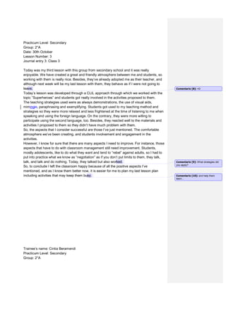 Beramendi journalentries-secondarylevel | PDF