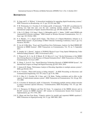 Ber analysis of 2x2 mimo spatial multiplexing under awgn and rician channels for different ...