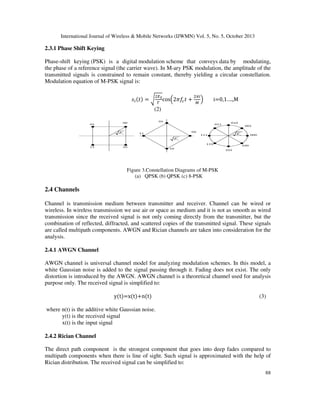 Ber analysis of 2x2 mimo spatial multiplexing under awgn and rician ...