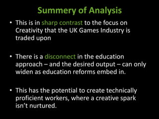 Creativity in Ludoliteracy, Games Development and Games Studies in the ...