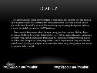 Cara menghubungkan komputer ke internet | PPSX