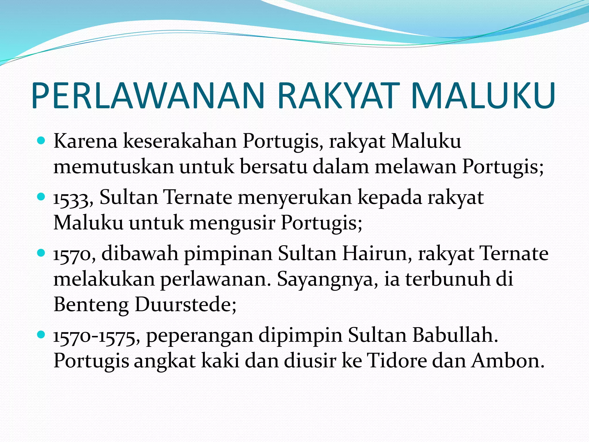 Berbagai Kebijakan Pemerintahan Kolonial yang Memicu Perlawanan Lokal ...