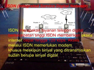 Berbagai Saluran Akses Internet | PPT