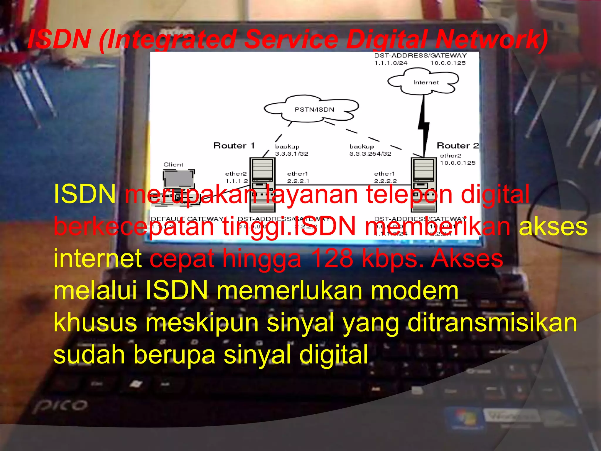 Berbagai saluran akses internet | PPTX