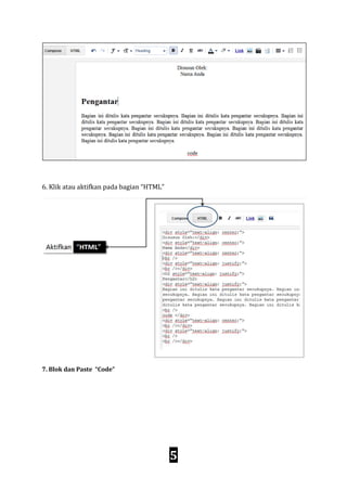 Berbagi dokumen Ms. Word pada Blogspot | PDF