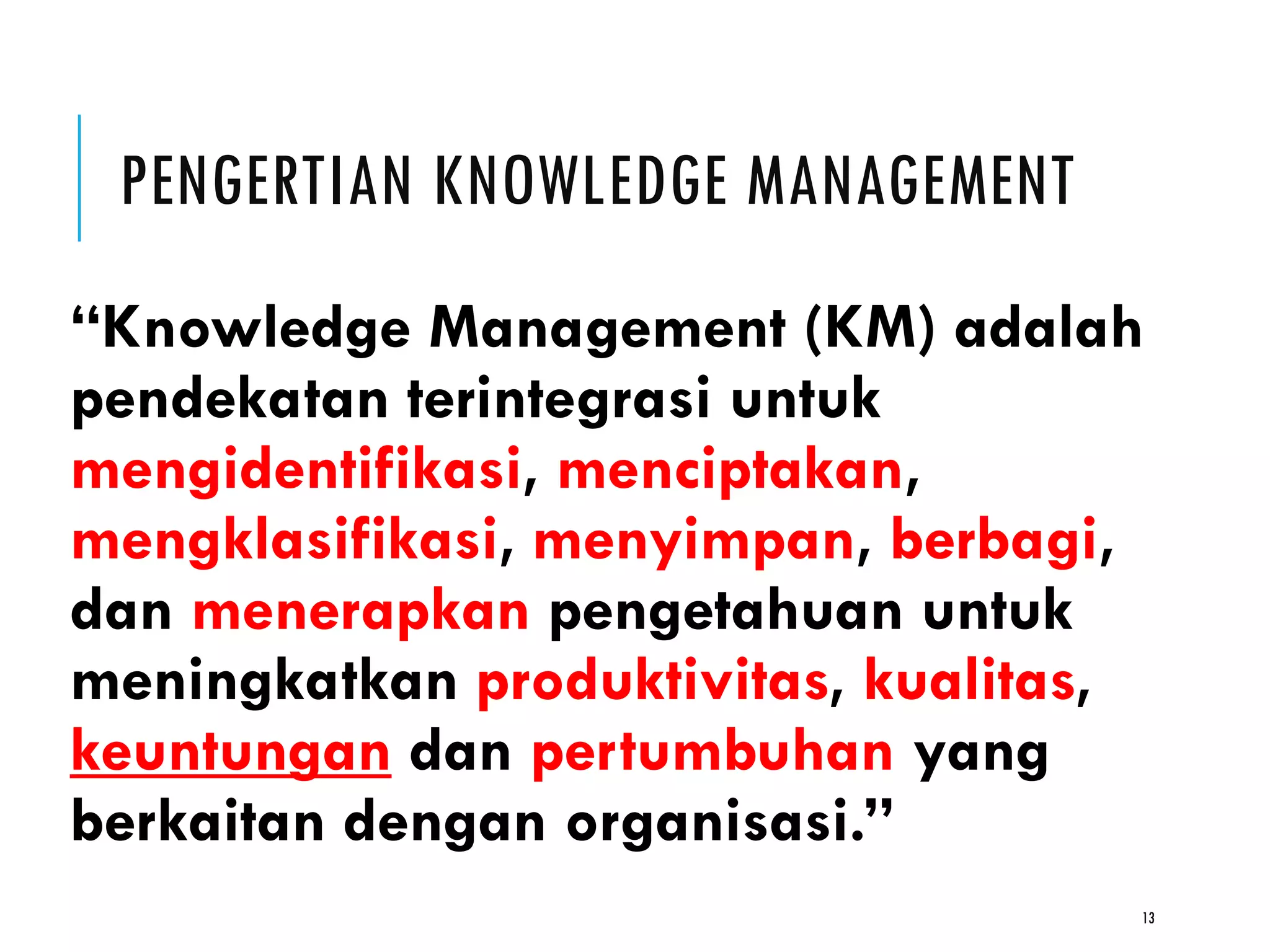 Berbagi Penerapan KM Pemerintahan | PDF