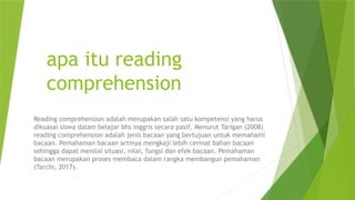 Berbagi praktek baik tentang pengajaran reading comprehension.pptx