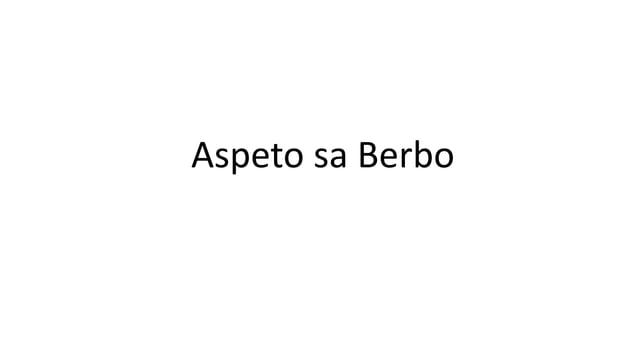 Berbo | PPT