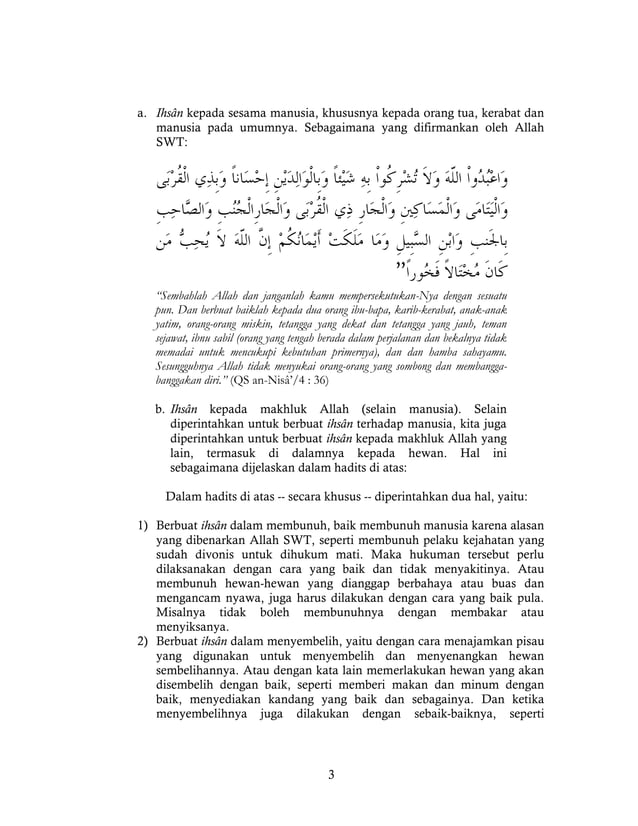 Berbuat ihsan dalam segala hal | PDF