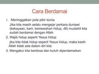 Berdamai dengan Allah | PPTX
