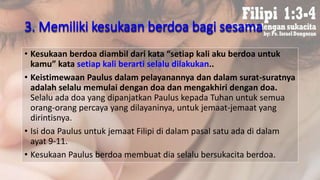 Berdoa dengan sukacita | PPTX
