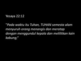 Berdukacita dan dihiburkan | PPT