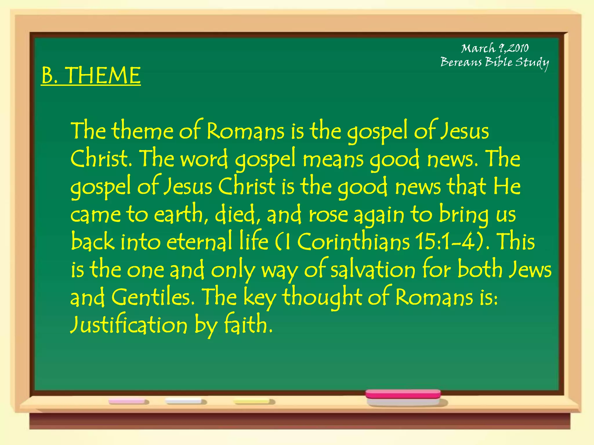 The Book of Romans | PPTX