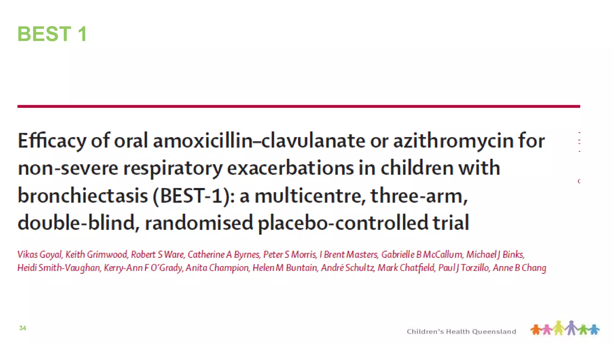 Bronchiectasis in children.ppt