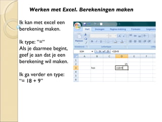 Berekeningen maken | PPT
