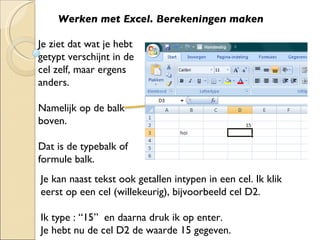 Berekeningen maken | PPT