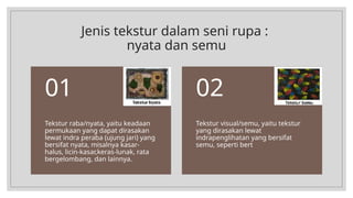 Bereksperimen dengan Tekstur - Seni Rupa kelas 4.pptx