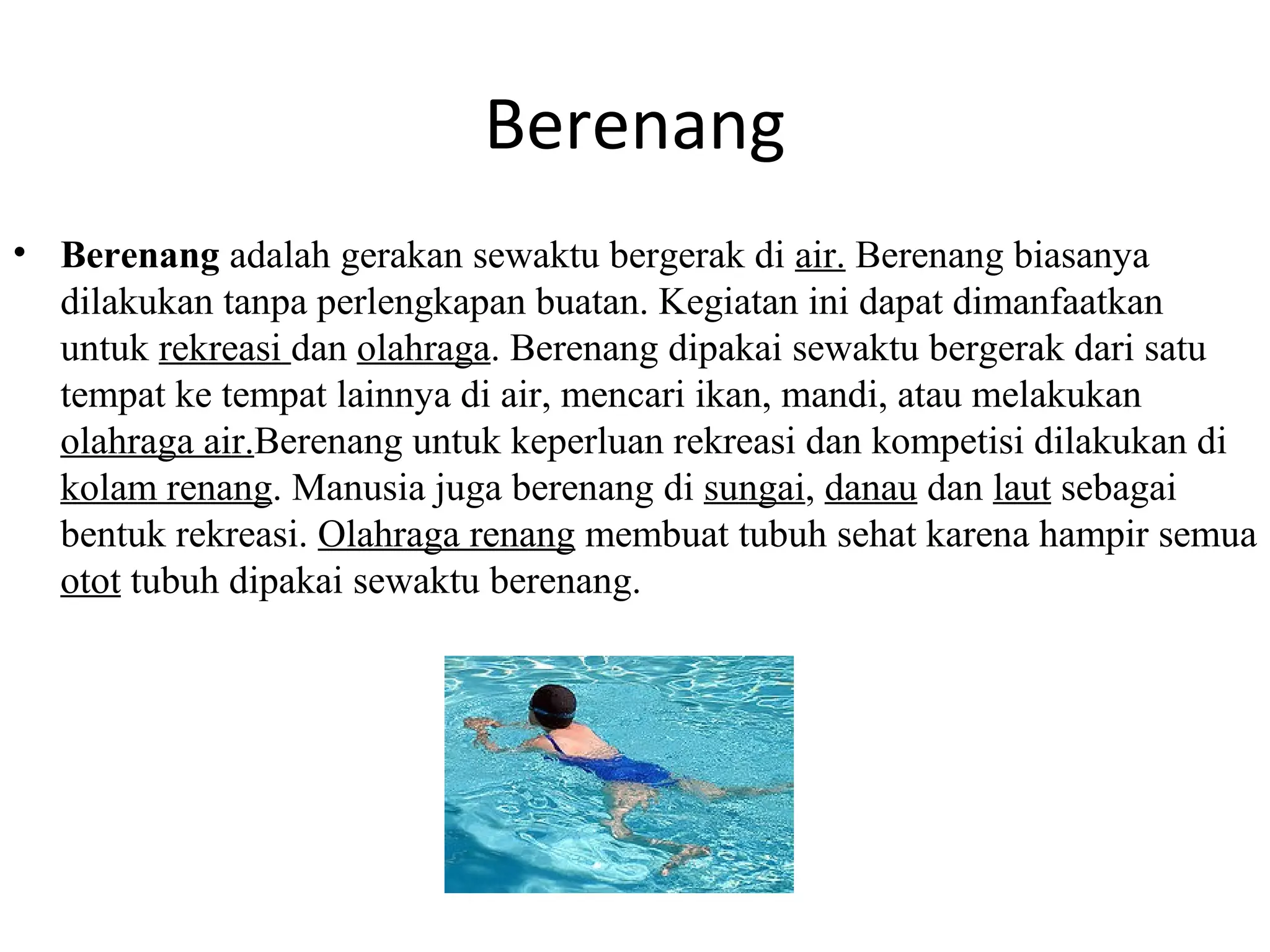 Olahraga Renang | PPT