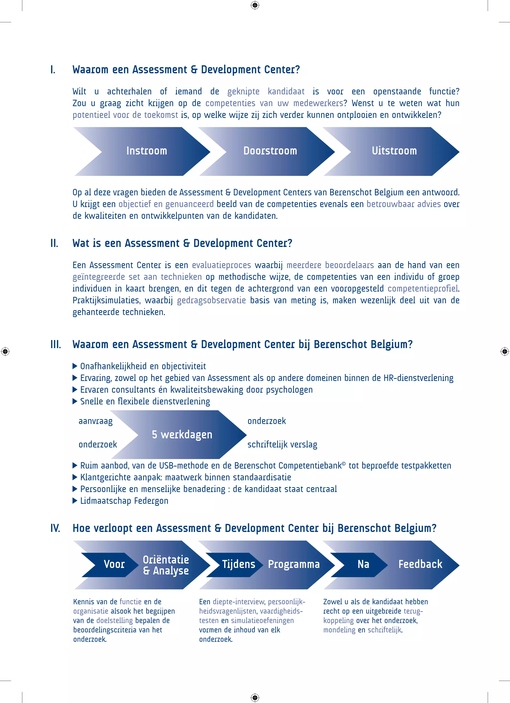 Berenschot Assessment & Development Leaflet Nl | PDF