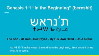 Bereshit בְּרֵאשִׁית | PPT