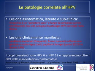 L’infezione da hpv nel maschio | PPTX