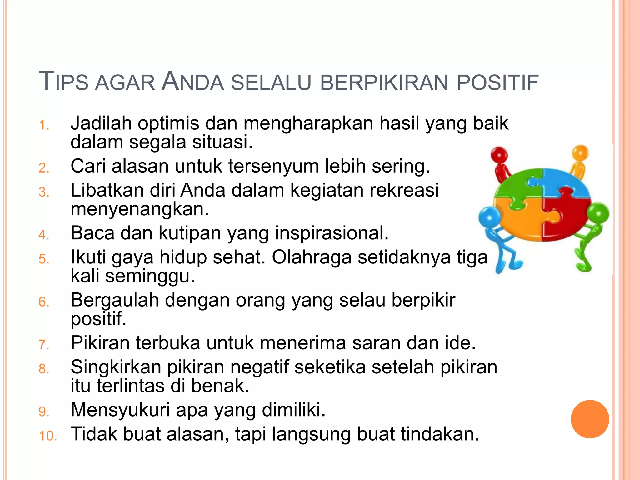 Berfikir positif dan berfikir positif vs berfikir | PPTX