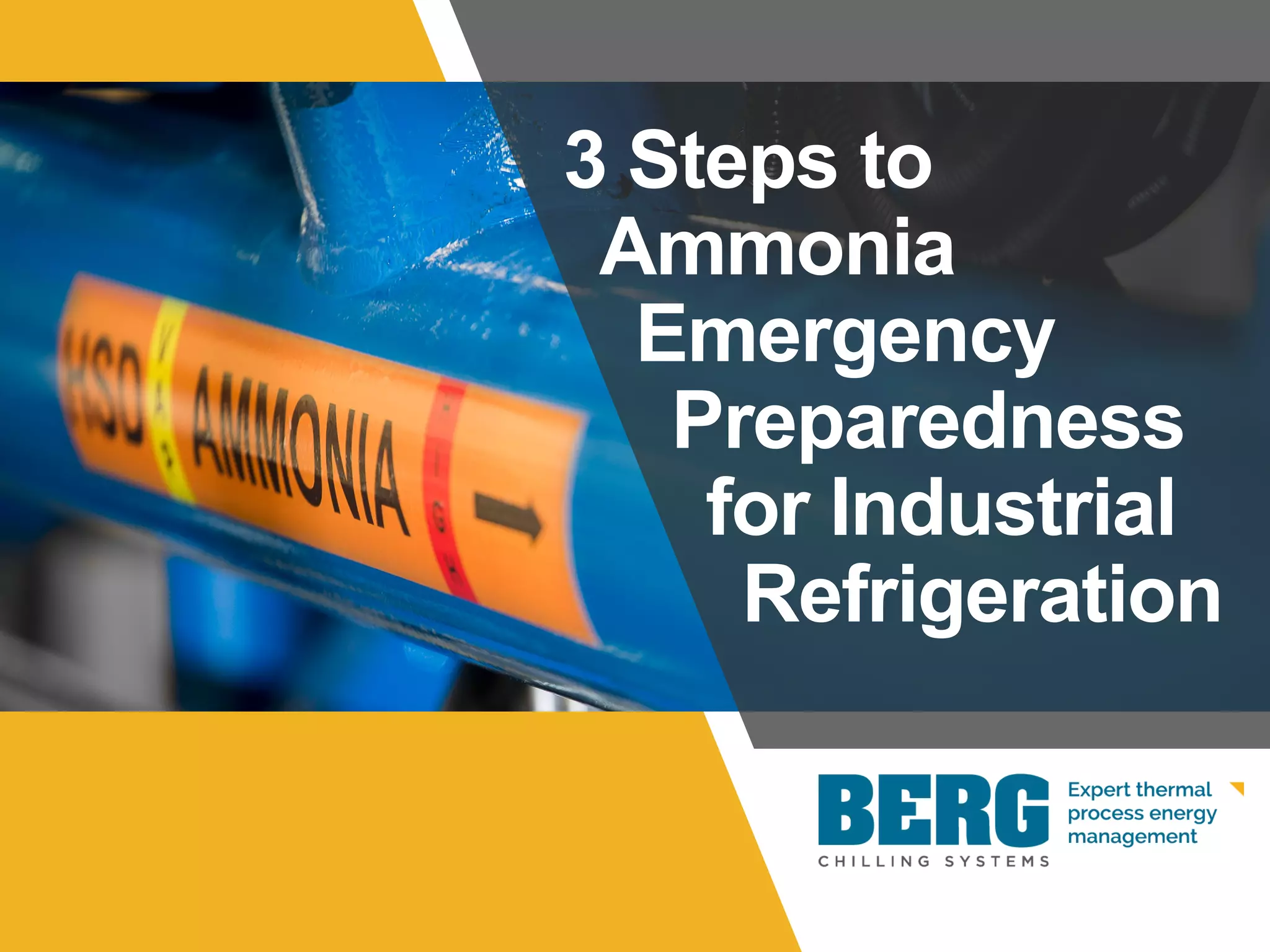 3 Steps to Ammonia Emergency Preparedness | PDF