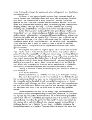 Autobiography of adolescence | DOC