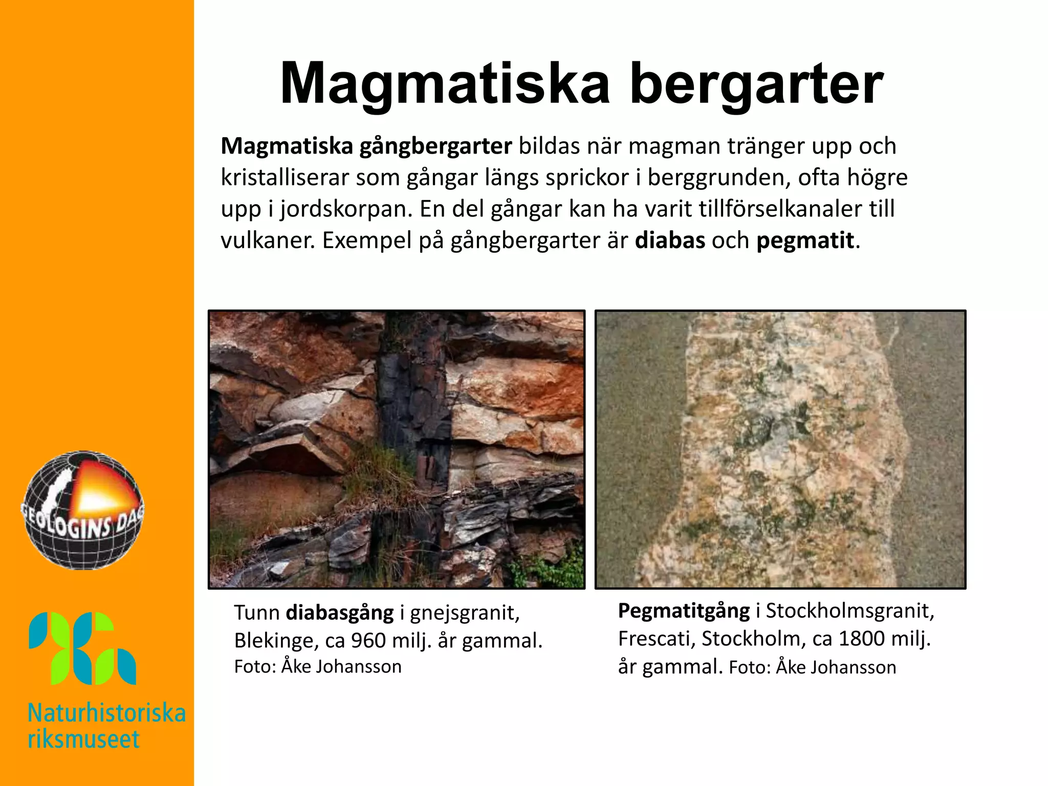 Bergarter och Bergartscykeln (Geografi lektionsmaterial) | PPTX