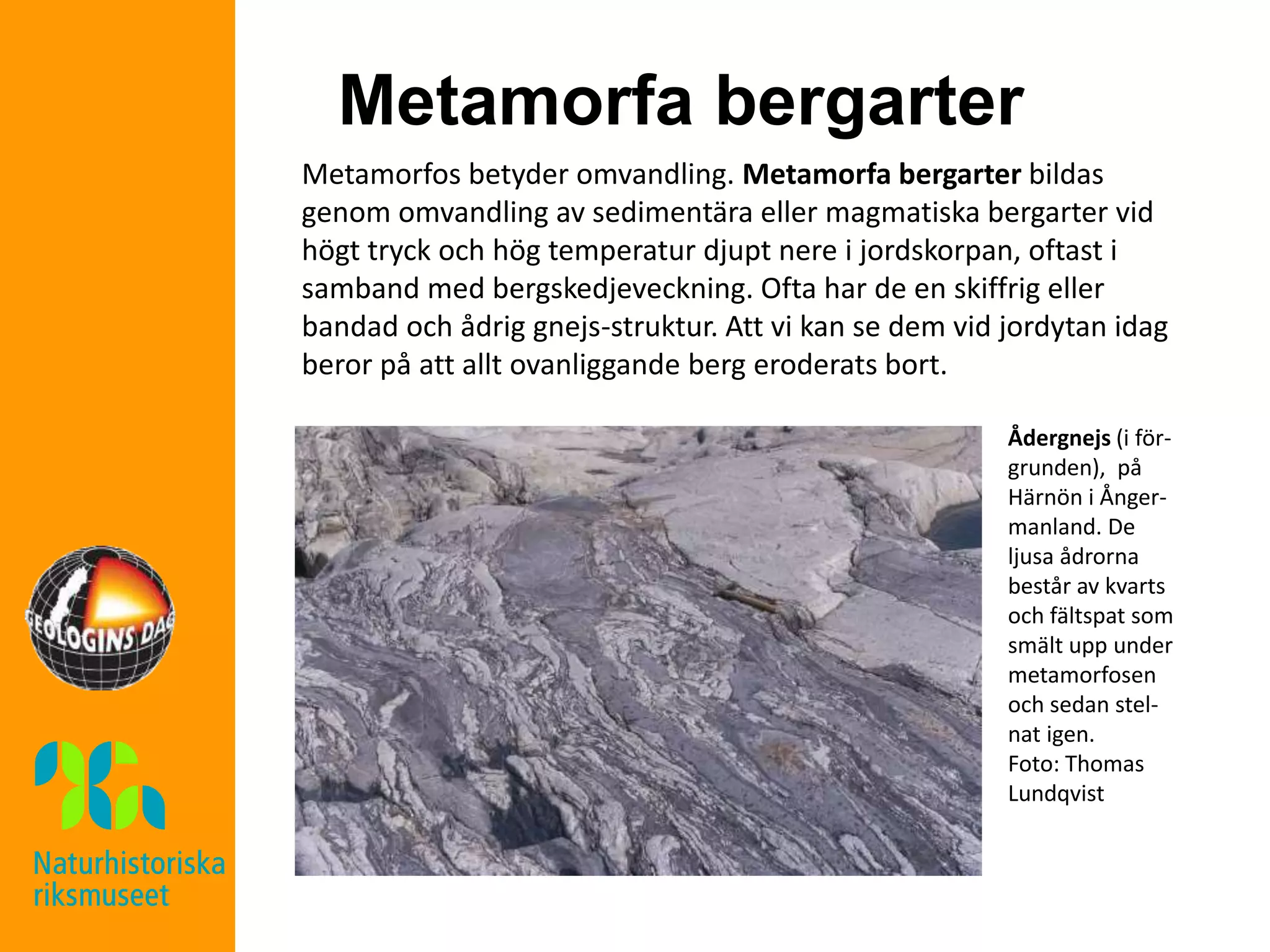 Bergarter och Bergartscykeln (Geografi lektionsmaterial) | PPTX