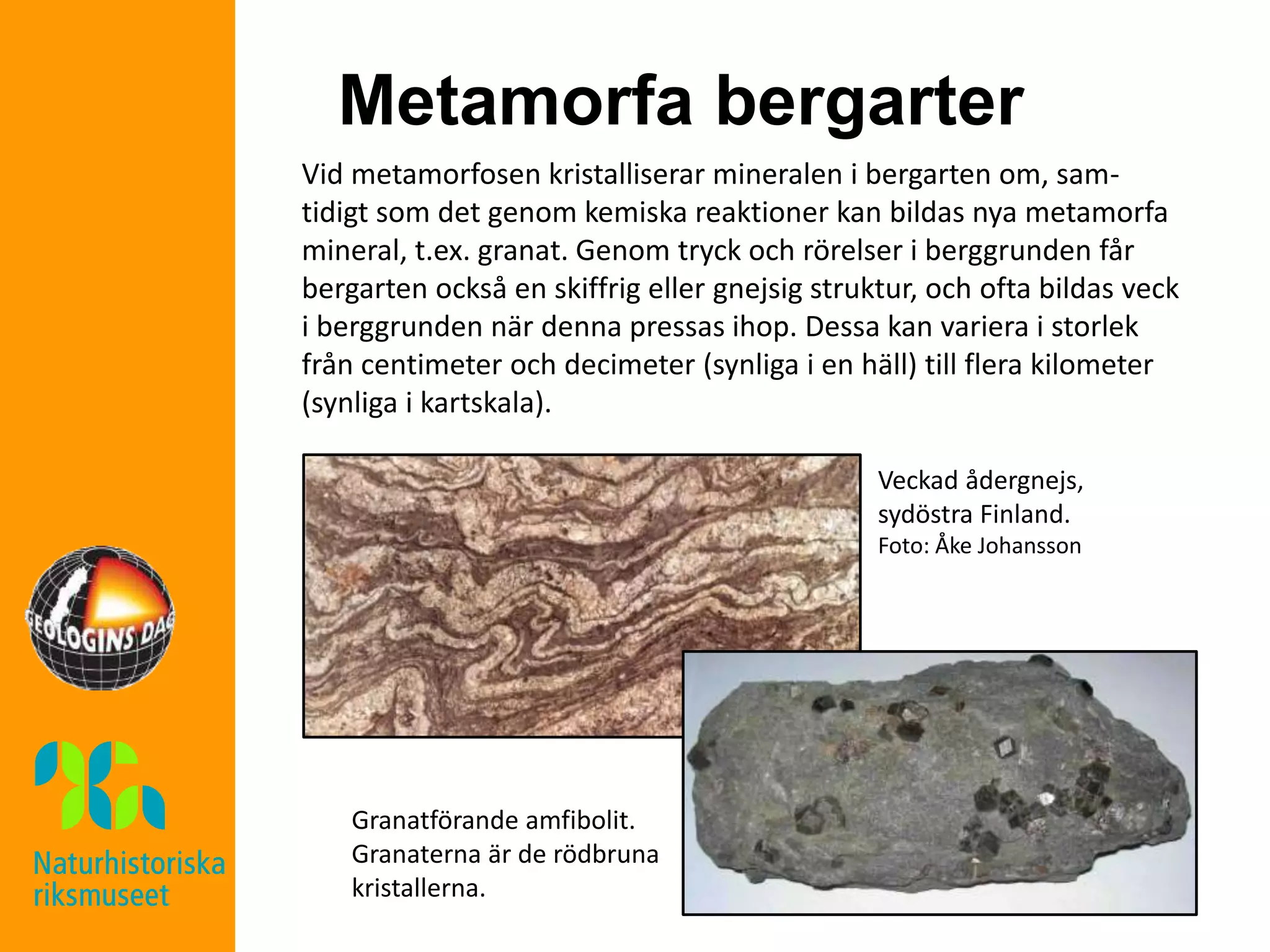 Bergarter och Bergartscykeln (Geografi lektionsmaterial) | PPTX