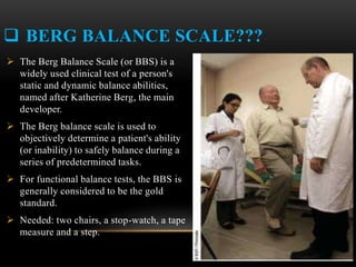 Berg balance scale. By Philans Cosmos Ankrah | PPSX