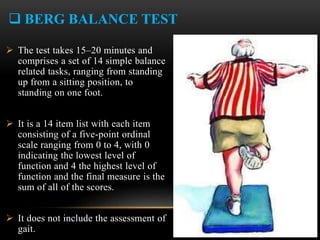 Berg balance scale. By Philans Cosmos Ankrah | PPSX