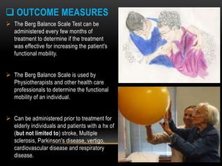 Berg balance scale. By Philans Cosmos Ankrah | PPSX