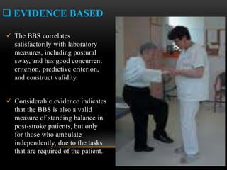 Berg balance scale. By Philans Cosmos Ankrah | PPSX