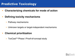 Defining Chemical Target and Pathway Toxicity Mechanisms with Primary ...