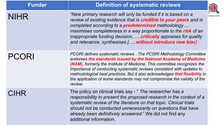 Mona Nasser: Research waste when designing new research (role of ...