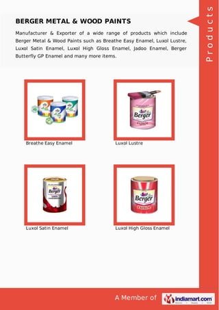Berger paints-india-limited | PDF