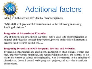 NSF proposal writing | PDF