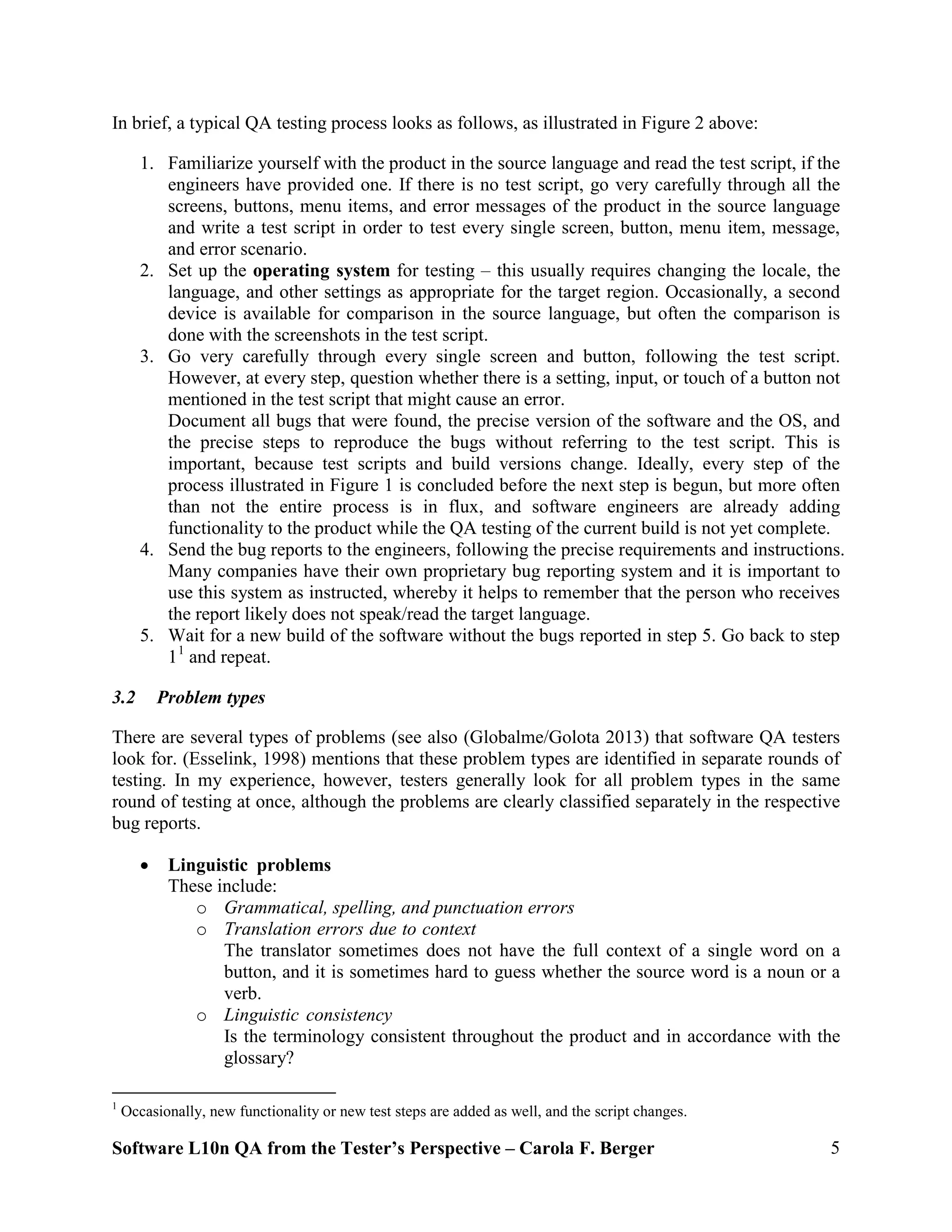 Software Localization (L10N) Quality Assurance from the Tester's ...