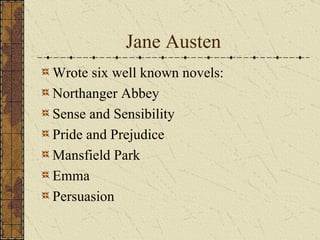 Jane Austen | PPT