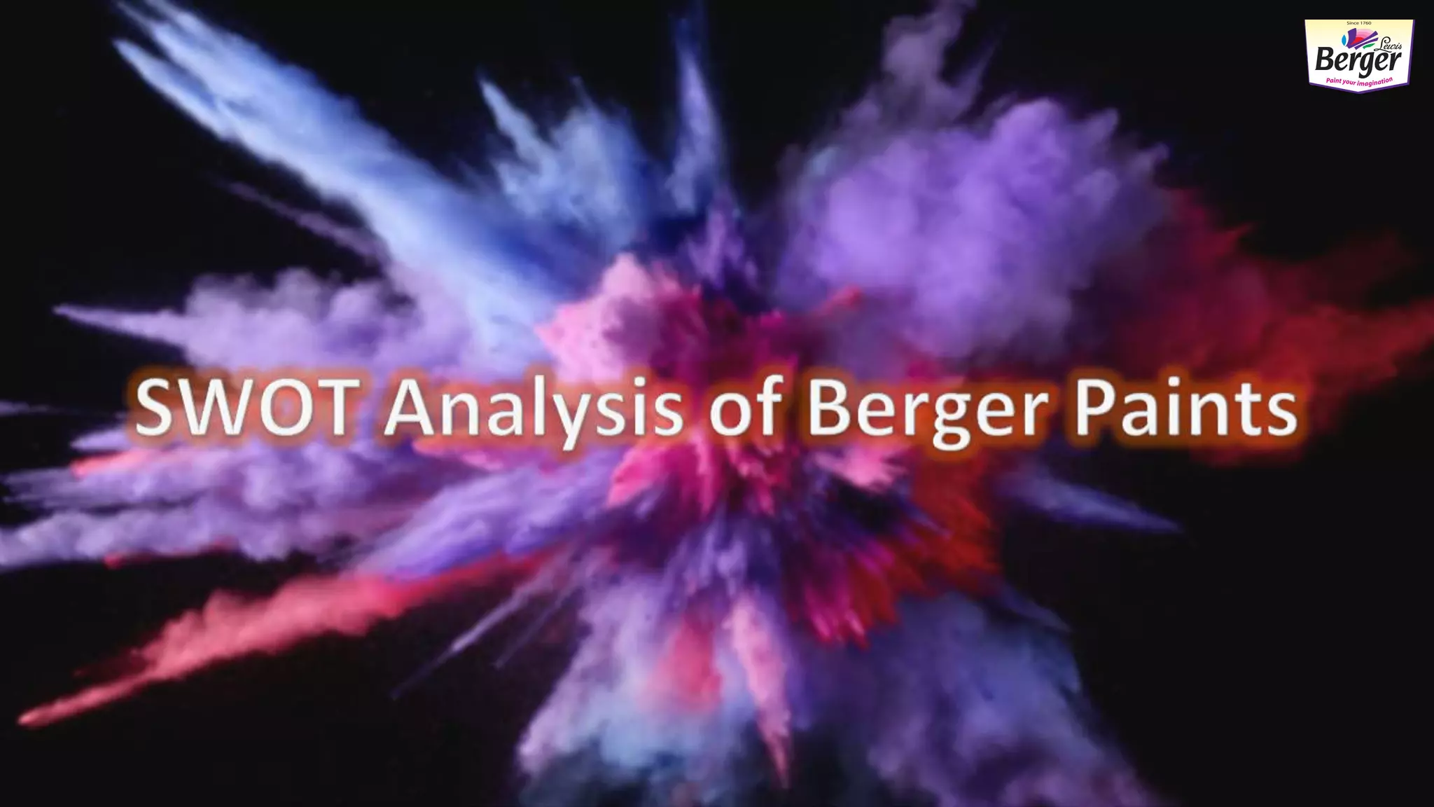 SWOT Analysis of Berger Paints and Porter's 5 Forces Analysis for ...