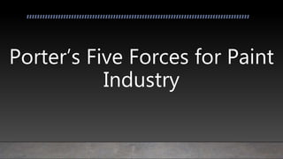 SWOT Analysis of Berger Paints and Porter's 5 Forces Analysis for ...