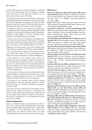 Berg et al. 2014 killing of spent laying hens using co2 in poultry ...