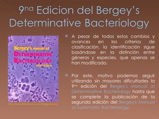 Bergey’s Manual | PPT